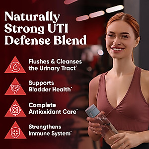 9-In-1 Killer Cranberry Pills for Women – UTI Defense Blend with Clinically Studied Ingredients – 9 Extract Urinary Tract Supplement – Pine Bark, Propolis, Vitamin D & More – 60 Fast-Acting Capsules