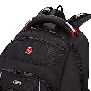 SwissGear Travel Diaper Bag Backpack, Black, 17.5-Inch