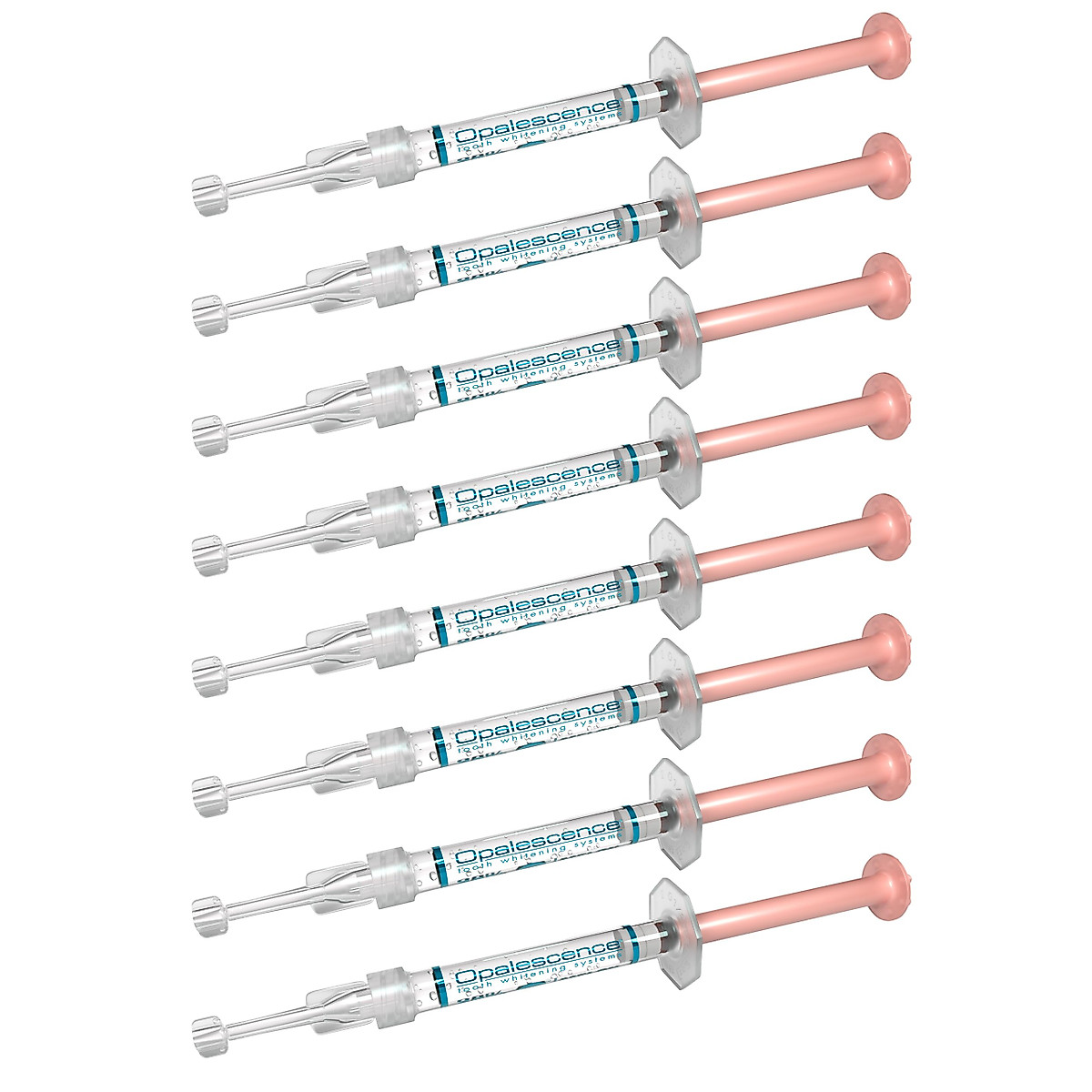 Opalescence 20% with PF Whitening Whitening Refill Kit (4 Packs / 8 Syringes) Carbamide Peroxide. Made by Ultradent, in Melon Flavor. Tooth Whitening Refill Syringes - B-5401-4