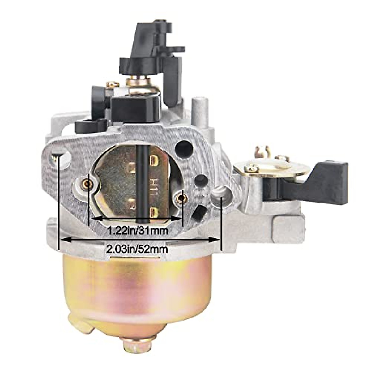GX390 GX340 Carburetor Compatible with Honda GX340 GX360 GX390 11HP 13HP Engine Generator Lawn Mower Motor Carb Replaces 16100-ZF6-V01