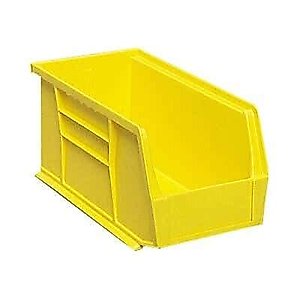 Akro-Mils 30-240 Yellow Storage bin; 8-1/4" x 7" 14-3/4", 6/Pack