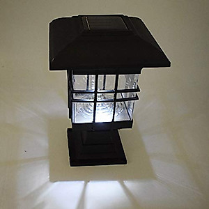 Toxz Solar Energy Waterproof Garden Lamp Decorative Outdoor Light,Wall/Road Lamp,Courtyard Lawn Lamp,Long Service Life,Warm White/Whiter