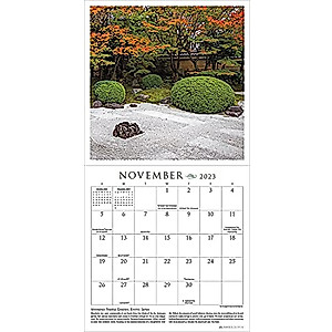 Gardens of the Spirit 2023 Wall Calendar: Japanese Garden Photography