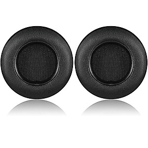 Kraken V2 Earpads, JARMOR Replacement Memory Foam Ear Cushion Kit Pad Cover for Razer Kraken V2 Headphone ONLY – Round (Black)