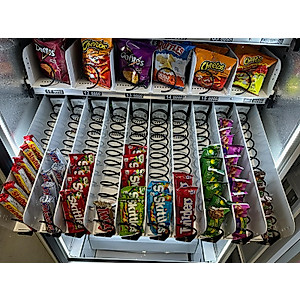 COMBO VENDING MACHINE GLASS FRONT W/CREDIT CARD READER