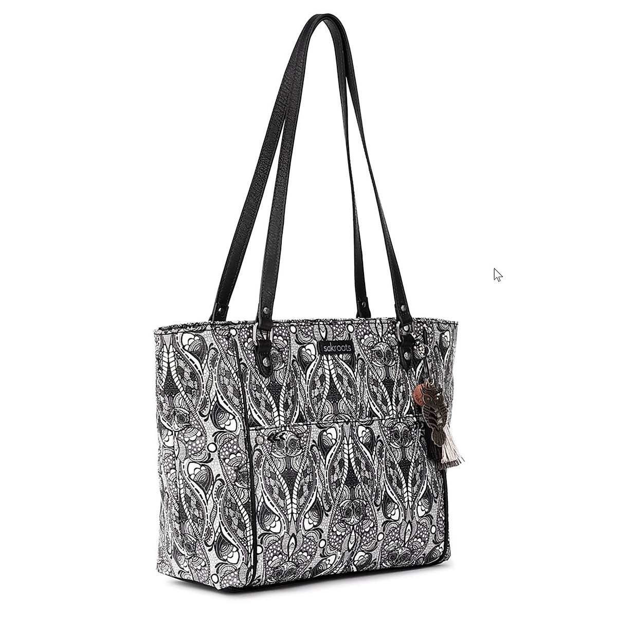 Sakroots Metro Tote, Black White Soulful Desert 1