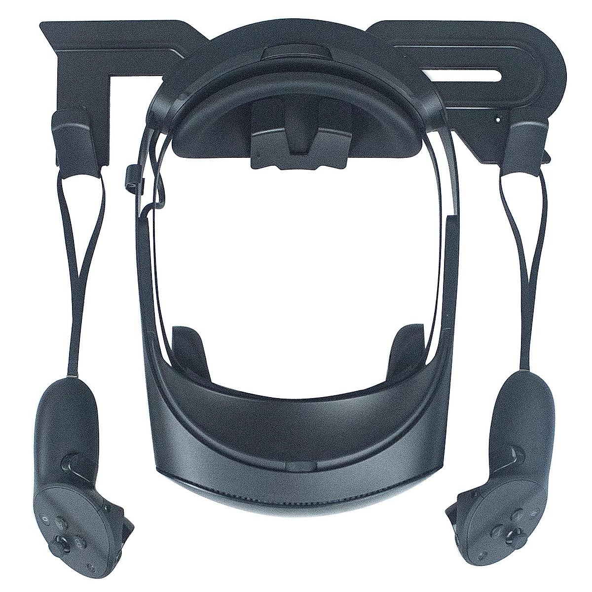 CNBEYOUNG VR Headset Wall Mount Storage Stand Hook Compatible with Quest 3S 3 Quest 2 Pro, Apple Vision Pro, Valve Index, PSVR 2, HTC Vive, Pico 4, Pimax VR MR XR Headsets and Controllers (Black)