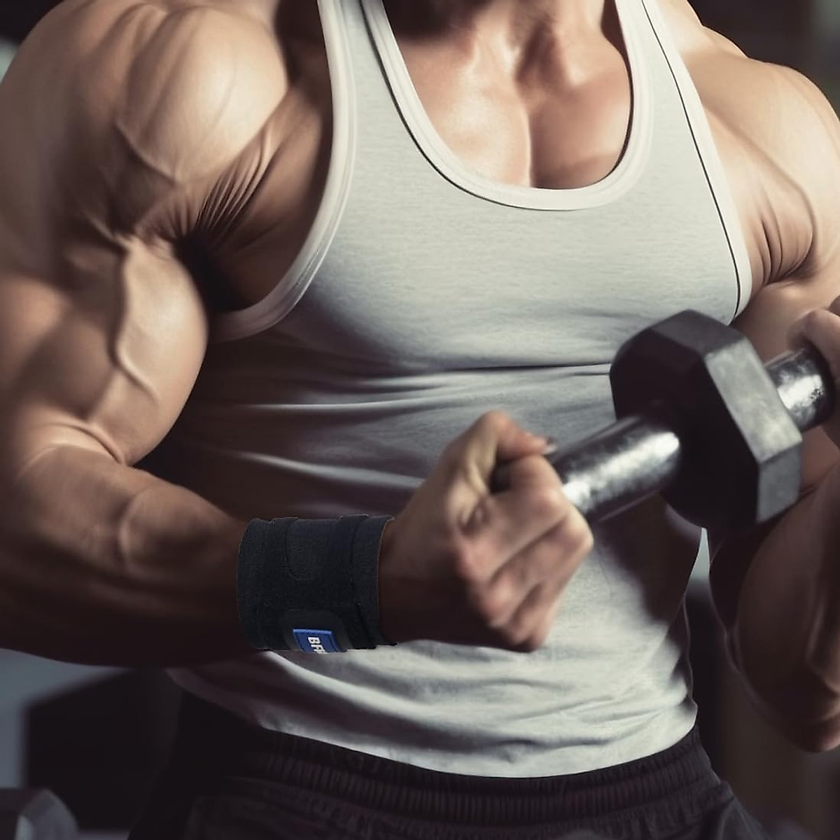 BFHB Wrist Brace for TFCC Tears - Adjustable, Dual protection, Fit Both Right & Left Hand, Support for Fitness, Weightlifting, Tendonitis, Carpal Tunnel Arthritis, Pain Relief- (Black)