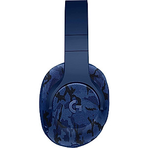 Logitech G433 7.1 Wired Gaming Headset with DTS Headphone: X 7.1 Surround for PC, PS4, Pro, Xbox One, S, Nintendo Switch – Camo Blue