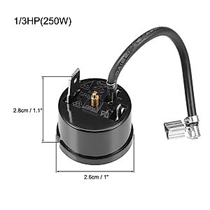 Tolxh 1/3HP 250W Compressor Refrigerator Thermal Overload Protector Replacement Part NEW