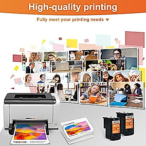 TESEN Remanufactured PG260XL Ink Cartridge Replacement for Canon PG-260 XL PG 260XL CL-261 XL Use with Canon PIXMA TS6420 TS5320 TR7020 Inkjet Printer (2 Pack, Black)