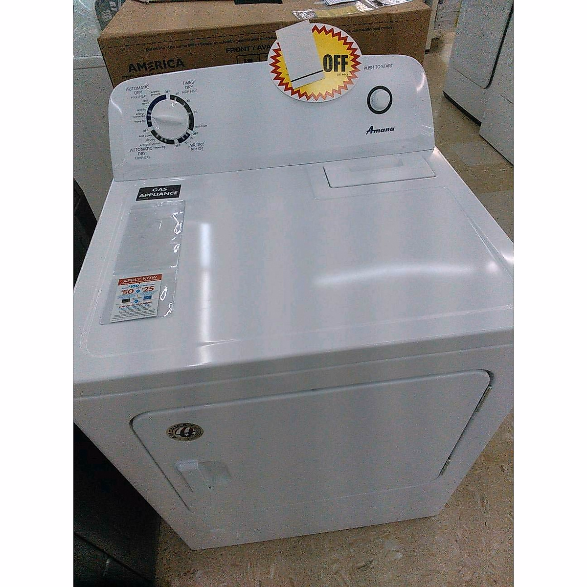7.0 cu. ft. Gas Dryer - White