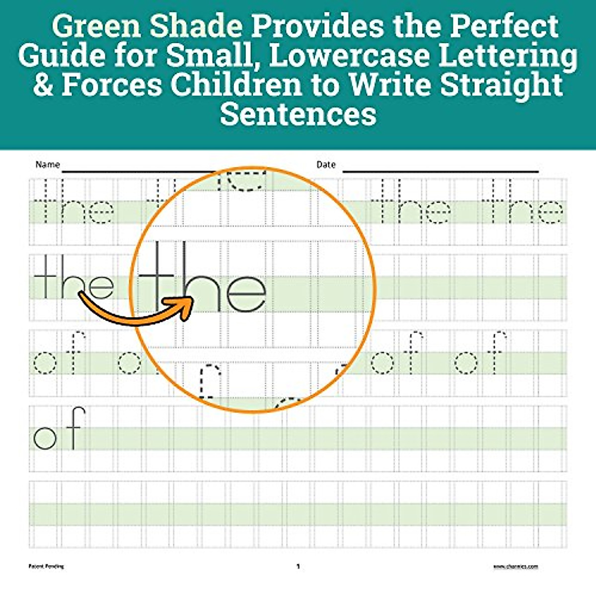 Channie’s Practice Handwriting & Printing Paper Workbook One Page A Day, 250 Pages Front & Back, 125 Sheets, Grades PreK – 1st, Size 8.5” x 11” Summer School, Summer Bridge