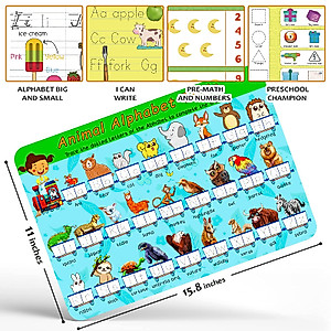 Handwriting Practice Book for Kids, Toddler Preschool Learning Activity for 3 4 5 Year Old Boys Girls, Kindergarten Educational Toys, Autism Montessori Toys, Tracking Letters Learn Number Workbook