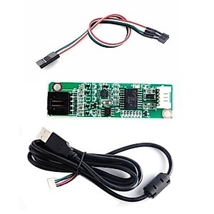 Balance World Inc 4 Wire Resistive USB Touch Screen Digitizer Controller LCD Panel Driver Card