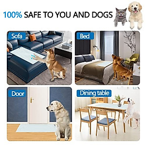 ZLAWIP pet Training mat, Scan pet Indoor Electric Shock mat, LED Screen Cats and Dogs Electric Shock mat, Electric Drive Training mat to Keep Pets Away from The Sofa, 3 Modes (30"x16")