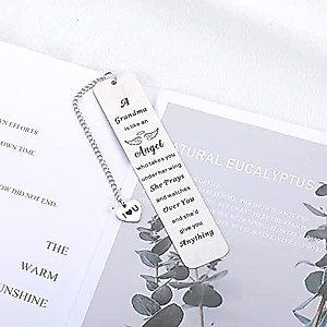 Grandma Gifts from Grandchildren Birthday Gifts for Grandmother from Grandaughter Grandson Mother's Day Gift Bookmark for Grandma Nana Grammy Grandmother Gift from Teen Kid First Time New Grandma Gift