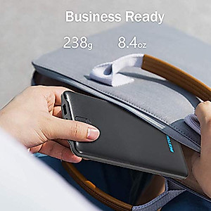 BESTON Portable Charger, Ultra Slim 10000mAh Power Bank, Dual High-Speed Charging Port Battery Pack for iPhone, Android Phones, Tablets