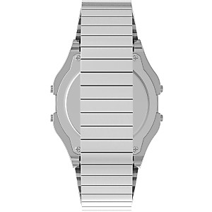 Timex Men's T78587 Classic Digital Silver-Tone Stainless Steel Expansion Band Watch