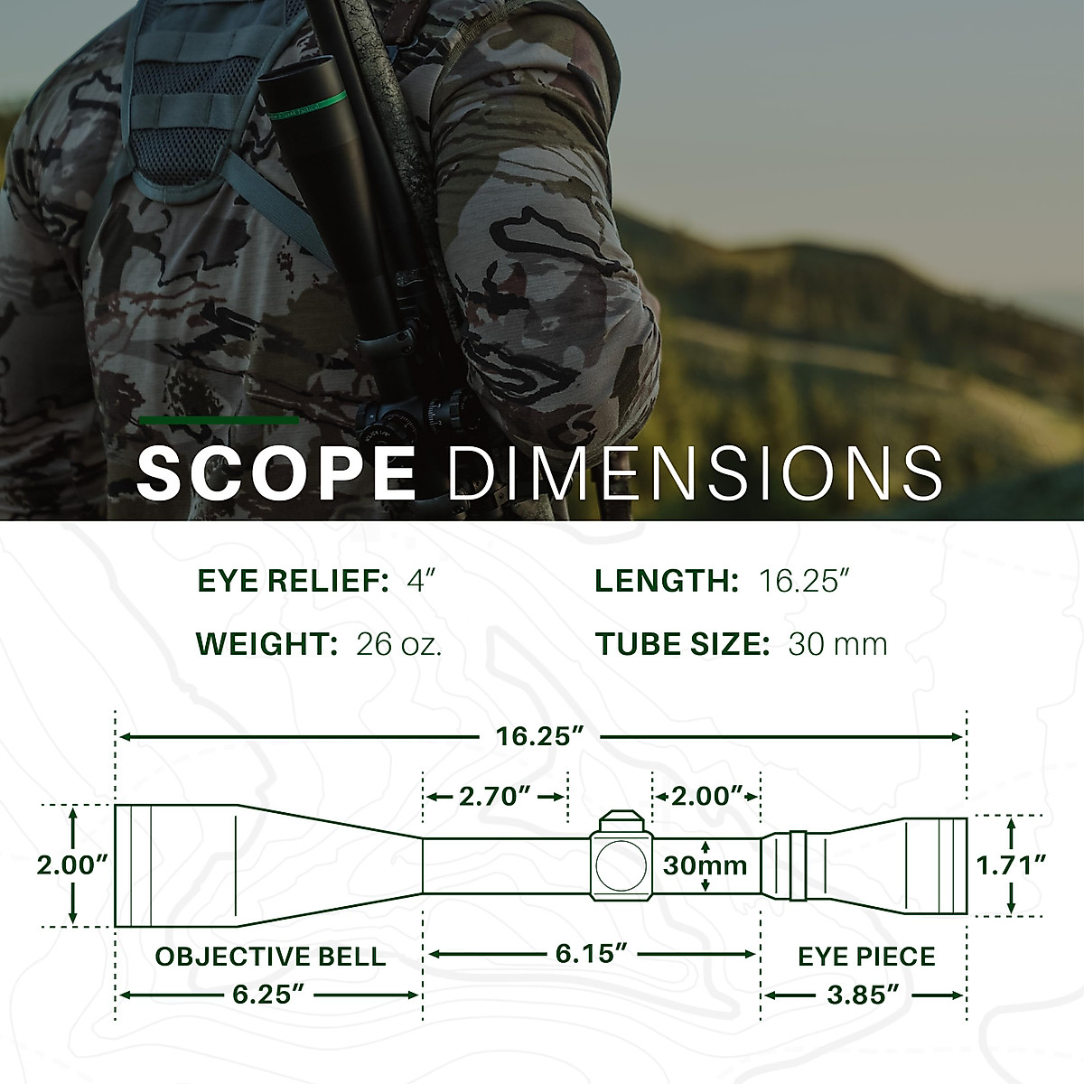 Mueller 8-32×44 Side Focus Target Scope