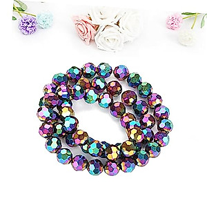 TEHAUX 192pcs Beads in Bulk Gemstones Bulk Bracelet Making Supplies Jewelry Spacer Beads Jewelry Supplies Colorful Bracelet Beads Beading Kits DIY Beads Crafts Scattered Beads Bead Chain