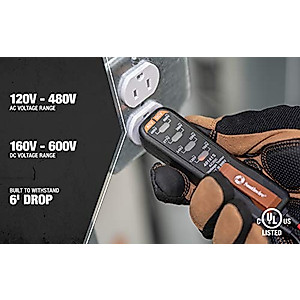 Southwire 40141S Voltage Tester, Black/Brown