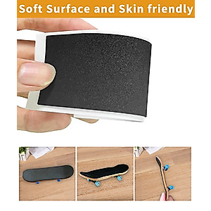 Tikfoam 30Pcs Fingerboard Foam Grip Tape, 38 x 110mm Foam Grip Tape for Fingerboards, Fingerboard Grip Tape