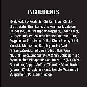 CESAR Soft Wet Dog Food Classic Loaf in Sauce Grilled Steak and Eggs Flavor, Easy Peel Trays, 3.5 Ounce (Pack of 24)