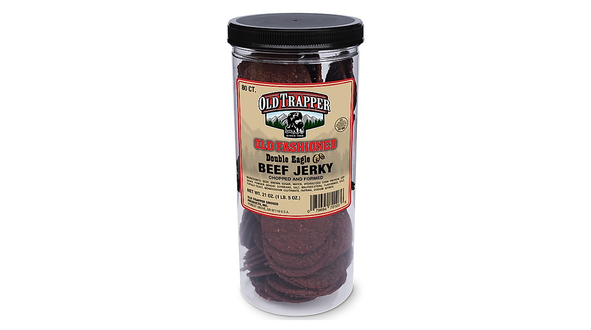 Old Trapper Double Eagle Beef Jerky - 100% Lean & Smoked