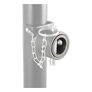 CURT 28932 Replacement Swivel Jack Male Pipe Mount, 5/8-Inch Pin Hole