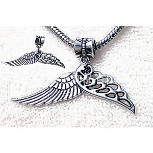 100 Grams Assorted Feather And Wing Punk Steampunk Charm Pendant Connector for DIY Necklace Bracelet Jewelry Making Findings