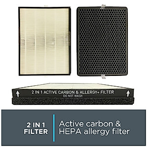 Rowenta Pure Air Mid Size 2-in-1 Active Carbon & Allergy Filter