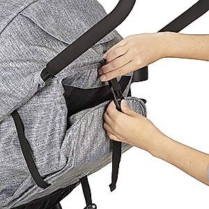 Evenflo Sibby Travel System with LiteMax 35 Infant Car Seat, Mineral Gray