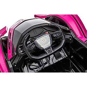Dakott Lamborghini V12 Vision Gran Turismo Ride on Sports Car for Kids., Pink, Large