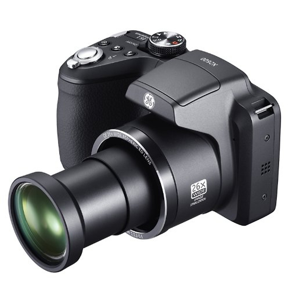 GE X2600 16.1 MP Digital Camera 26x Zoom Wide Angle - Black