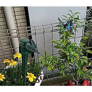 URTop 1Pcs Home Garden Decor Vibration Solar Dancing Flying Butterfly Artificial Fluttering Flying Simulation Butterfly Color Ranodm