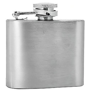 2 Oz Stainless Steel Hip Flask Leakproof Drinking Flask with Funnel Flask Hip Set for Men Camping Pocket Flask Easy Pour Funnel Flask Whiskey Flask Metal Liquor Flask Drinking Flask Ideal for Gift