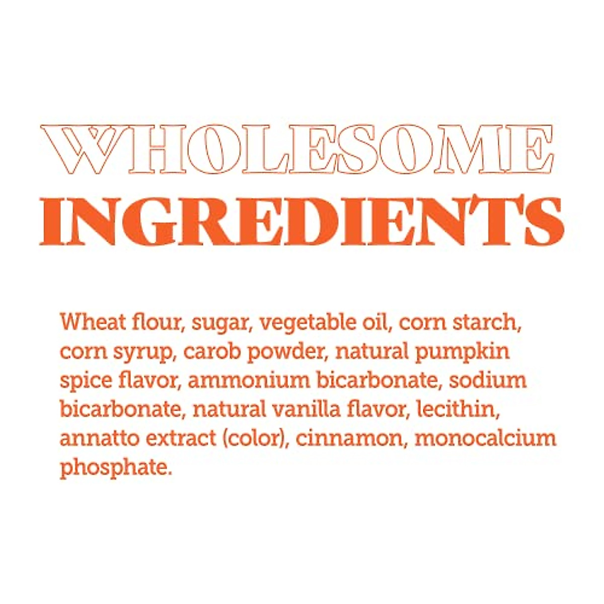 Three Dog Bakery Lick'n Crunch! Howl-o-ween Sandwich Cookies, Carob and Orange Pumpkin Spice Crème Flavor, Premium Treats for Dogs, 13 Ounces Each
