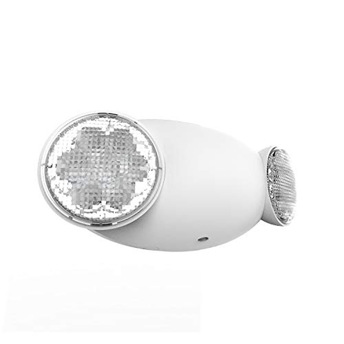 Hubbell Lighting CU2 Commercial Emergency Light with Battery Backup, LED Emergency Lighting Fixture with Twin Adjustable Heads, 90-Minute Runtime, UL924 Listed for Damp Locations, 120-277V, White