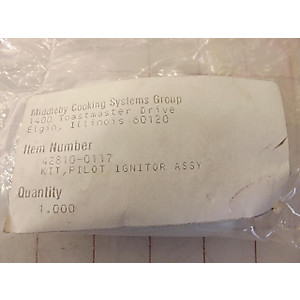 MiddleBy 42810-0117, Q345AFT Kit, Pilot Ignitor Assembly