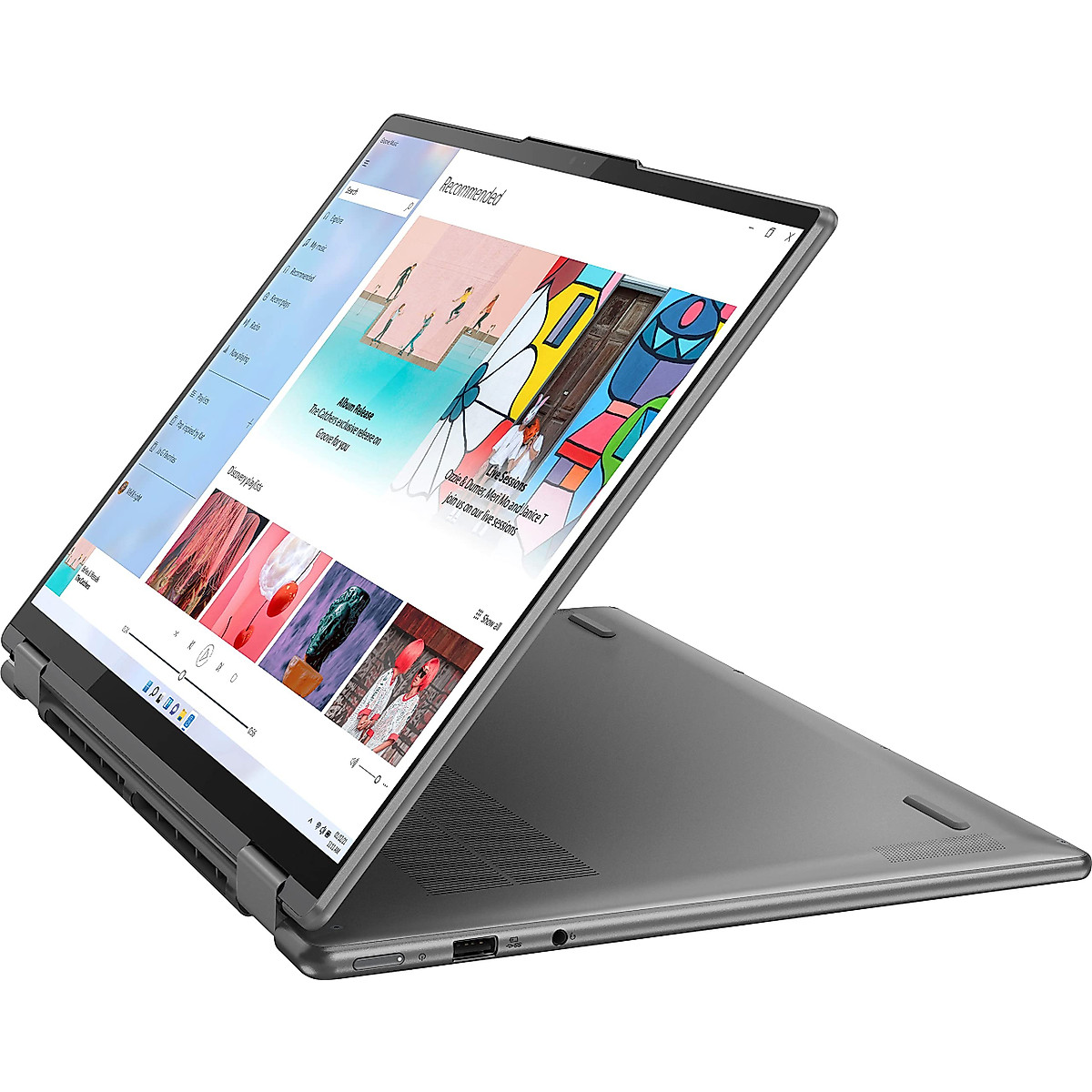 Lenovo Yoga 7i 2-in-1 Laptop, 16" 2.5K Touchscreen, Intel 12th Evo Platform 12-Core i5-1240P, 8GB LPDDR5 RAM, 512GB SSD, Intel Iris Xe Graphics, Backlit KB, FP, Win11 H, W/Stylus Pen