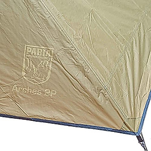 Arches Ultralight Trekking Pole Tent and Footprint - Perfect for Thru-Hikes, Backpacking, Kayaking, and Bikepacking (2P)