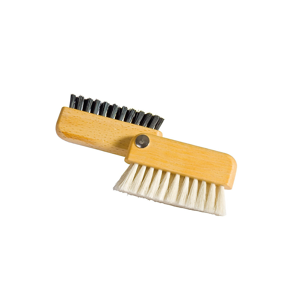 REDECKER Goat Hair/Natural Pig Bristle Laptop Brush with Oiled Beechwood Handle, 3-Inches - German Goat Hair Laptop Brush