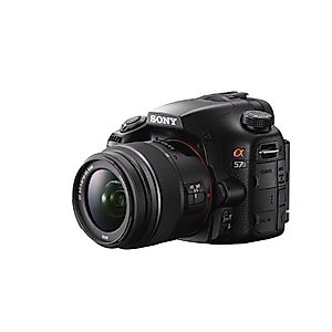 Sony Alpha SLT-A57K 16.1 MP Exmor APS HD CMOS Sensor DSLR with Translucent Mirror Technology, 3D Sweep Panorama and 18-55mm Zoom Lens