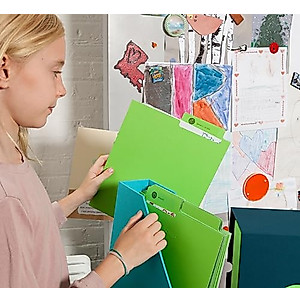 Savor | Deluxe School Years Keepsake Box | Fabric Bound Acid-Free Childhood Keepsake and Memory Organizer with Labels for Birthday, Graduation, Mitzvah, Mother’s Day, and Baby Shower