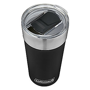 Coleman Insulated Stainless Steel 20oz Brew Tumbler, Black