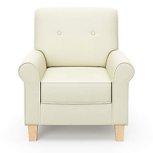 Graco Harper Tufted Rocker (Oatmeal) - Cleanable Upholstered Nursery Rocking Chair, Converts to Stationary Armchair