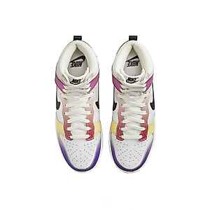 Nike Dunk HIGH White/Black/Pink/Yellow FD0802 100 Women's Size 5.5