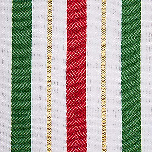 DII Holiday Dish Towels Christmas Kitchen Décor, 18x28, Santa Belt, 2 Piece