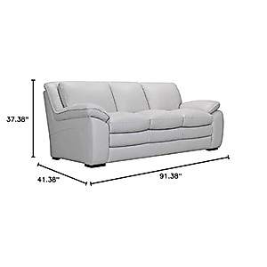 Armen Living Zanna Sofas, 91.38" W, Dove Gray